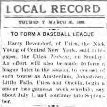 Early Baseball in Gloversville | parkhurstfield